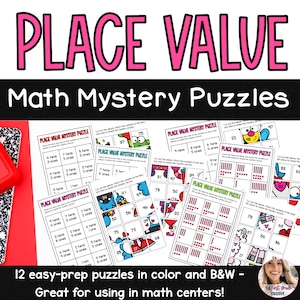 February Place Value to 100 Puzzles | Printable Math Puzzles | 12 ...