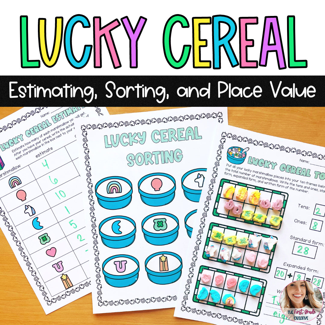 Lucky Cereal Math Activities / Sorting / Counting / Adding / Graphing ...