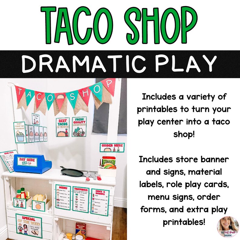Taco Shop Dramatic Play Center / Pretend Play / Elementary School ...