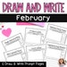 Valentine February Directed Drawing and Writing Activity for Kids ...