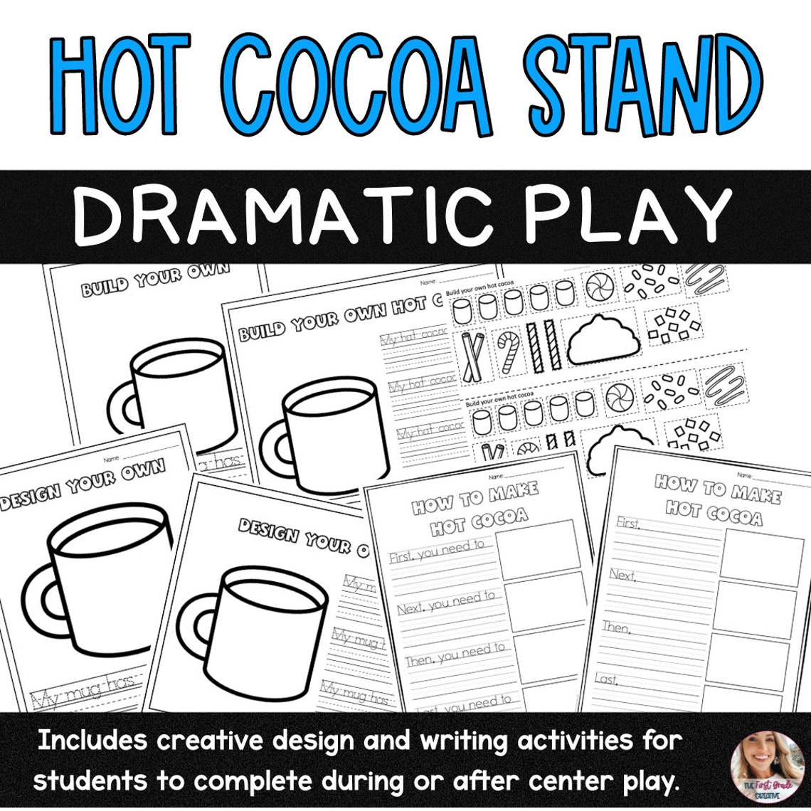 Hot Cocoa Stand Dramatic Play Center / Pretend Play / Elementary School ...