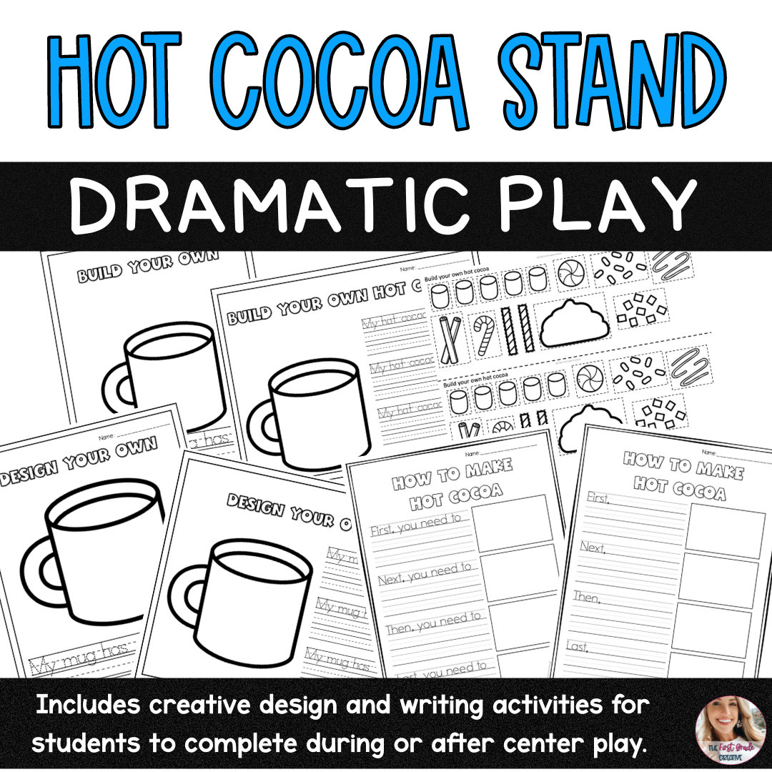 Hot Cocoa Stand Dramatic Play Center / Pretend Play / Elementary School ...