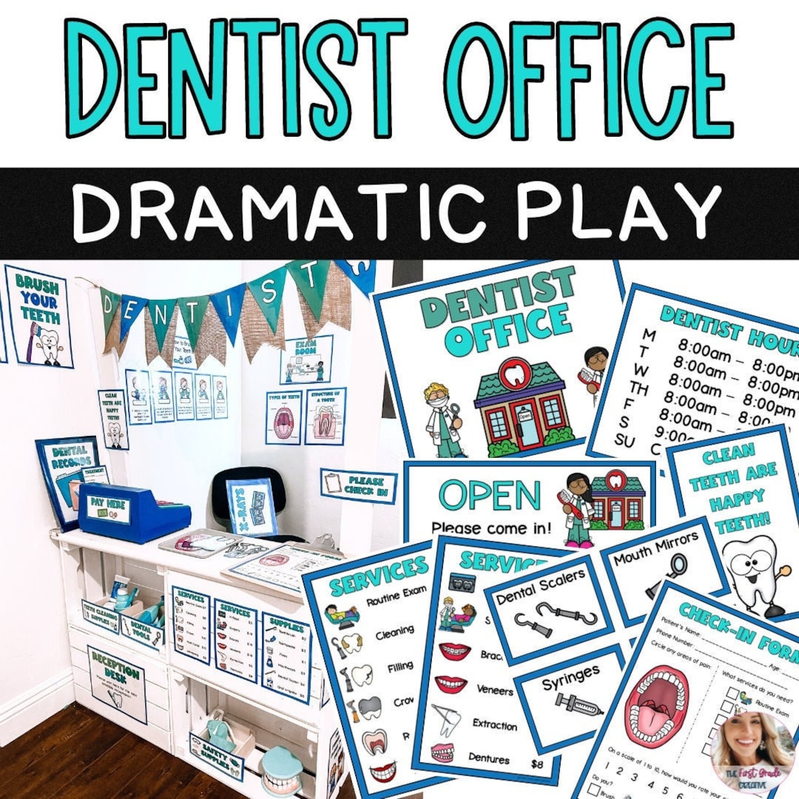 Dentist Office Dramatic Play Center / Pretend Play / Elementary School ...
