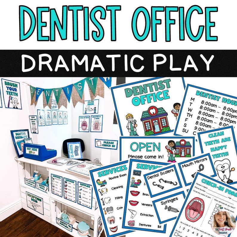 Dentist Office Dramatic Play Center / Pretend Play / Elementary School ...