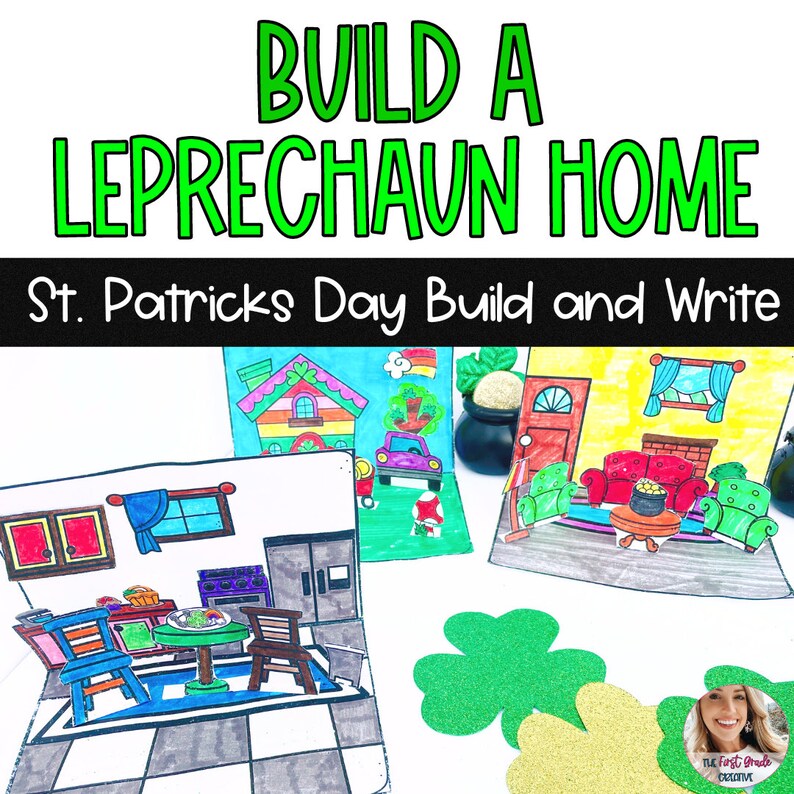 Leprechaun House Printable Activity for Kids / Leprechaun Trap ...