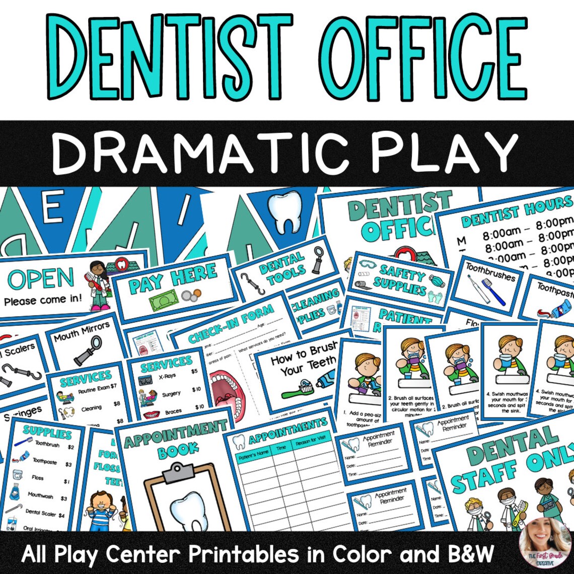 Dentist Office Dramatic Play Center / Pretend Play / Elementary School ...
