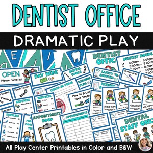 Dentist Office Dramatic Play Center / Pretend Play / Elementary School ...