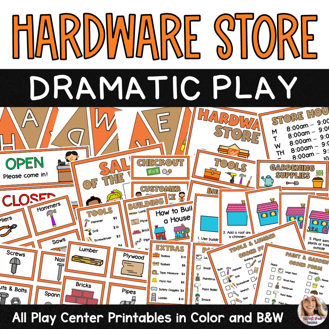 Hardware Store Dramatic Play Center / Pretend Play / Elementary School ...