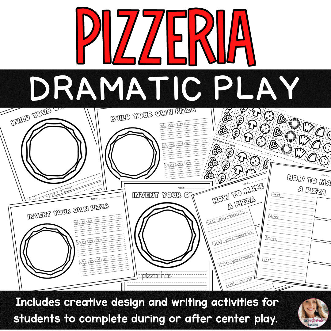Pizza Dramatic Play Center / Pizzeria/ Pizza Shop/ Pretend Play ...