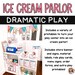Ice Cream Parlor Dramatic Play Center / Pretend Play / Elementary ...