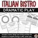 Italian Restaurant Dramatic Play Center / Italian Bistro / Pretend Play ...