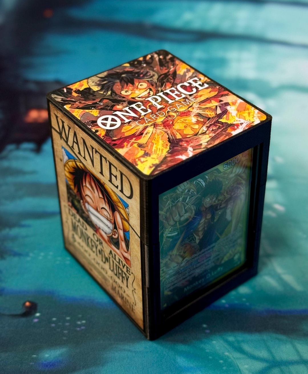 One Piece Deck Box - Luffy - Etsy