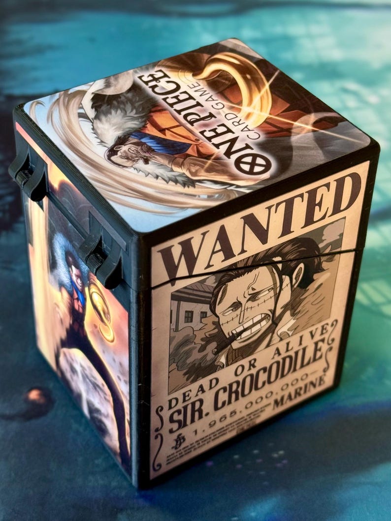 One Piece Deck Box - Crocodile - Etsy