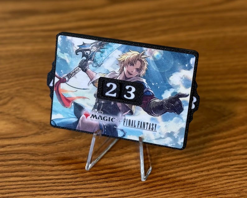 Magic the Gathering Life Counter | Final Fantasy | Tidus - Etsy