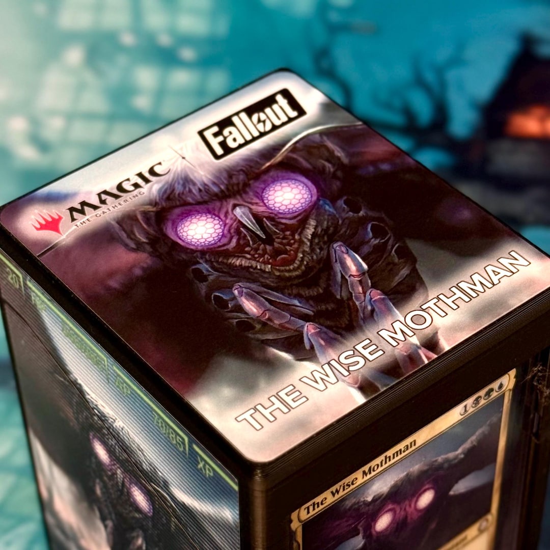 Magic the Gathering Deck Box - Fallout - the Wise Mothman - Etsy