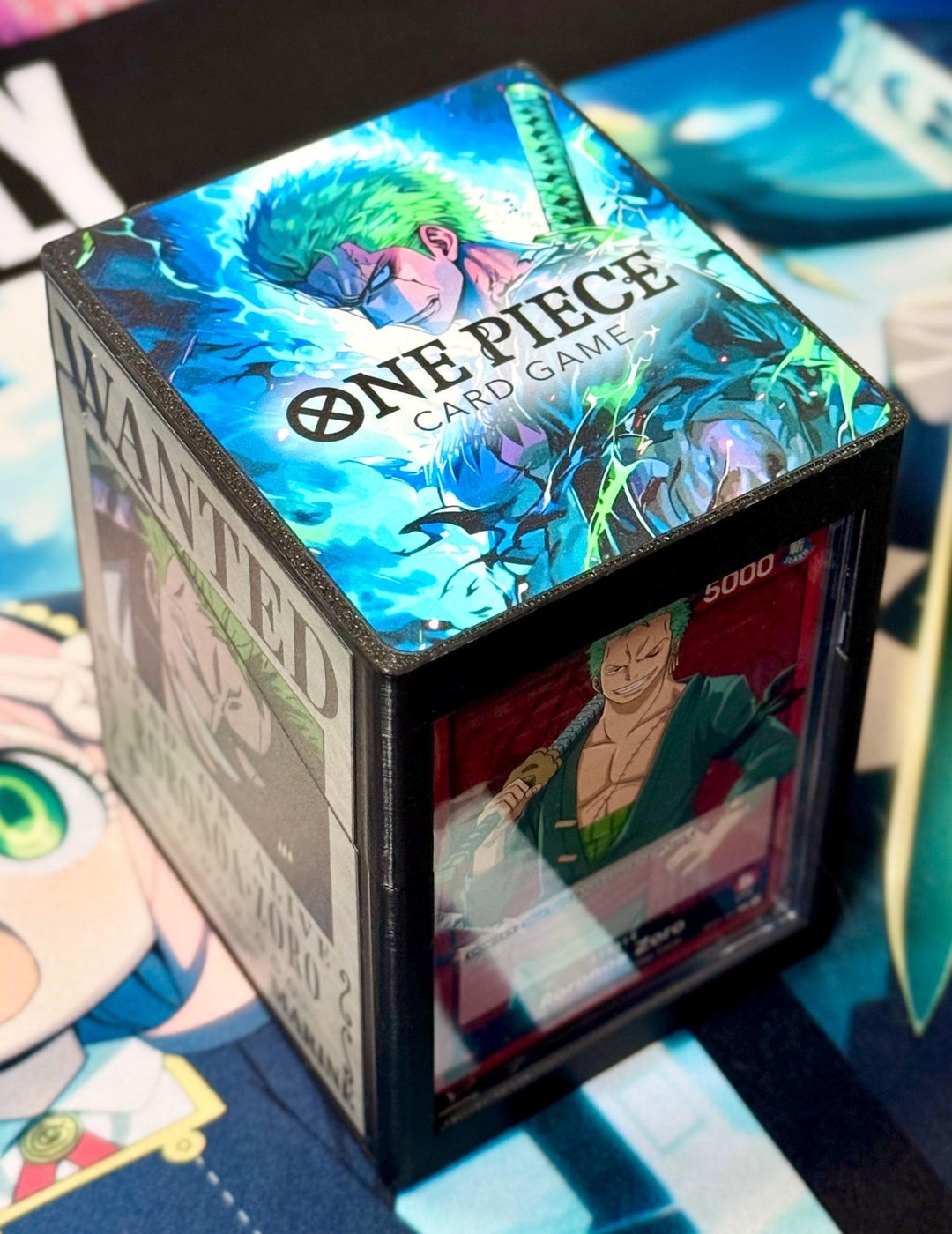 One Piece Deck Box - Zoro - Etsy