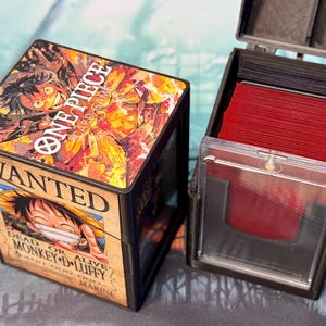 One Piece Deck Box - Luffy - Etsy