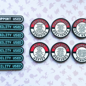 Pokémon Ability Tokens - Etsy