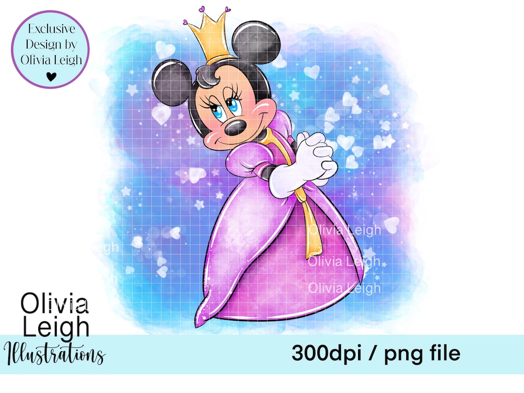 Minnie Mouse, the Three Musketeers Cute Watercolour Clipart, Digital ...