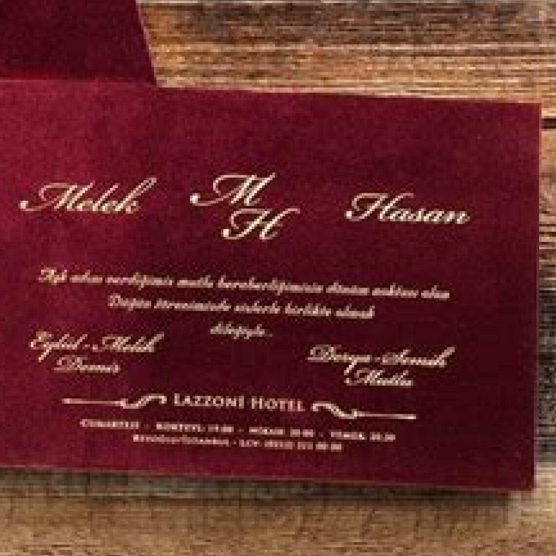 Raised Foil Luxury Invitations on Velvet Suede (soft Touch) Luxurious ...
