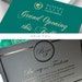 Raised Foil Luxury Invitations on Velvet Suede (soft Touch) Luxurious ...