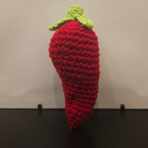 Handmade Crochet Chili Pepper Plushie - Etsy