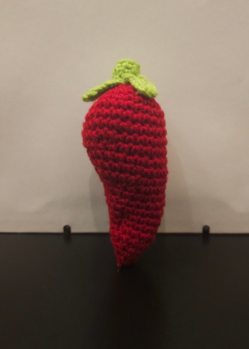 Handmade Crochet Chili Pepper Plushie - Etsy
