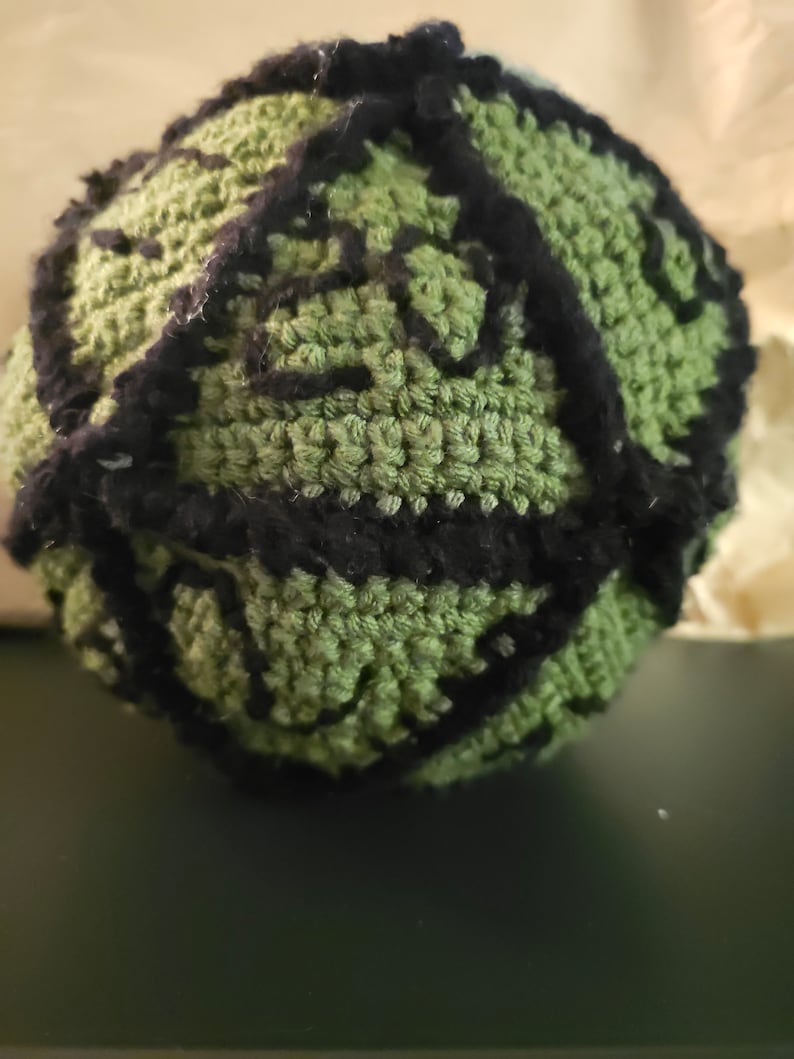 Giant Handmade Crochet D20 Dice Plush - Etsy