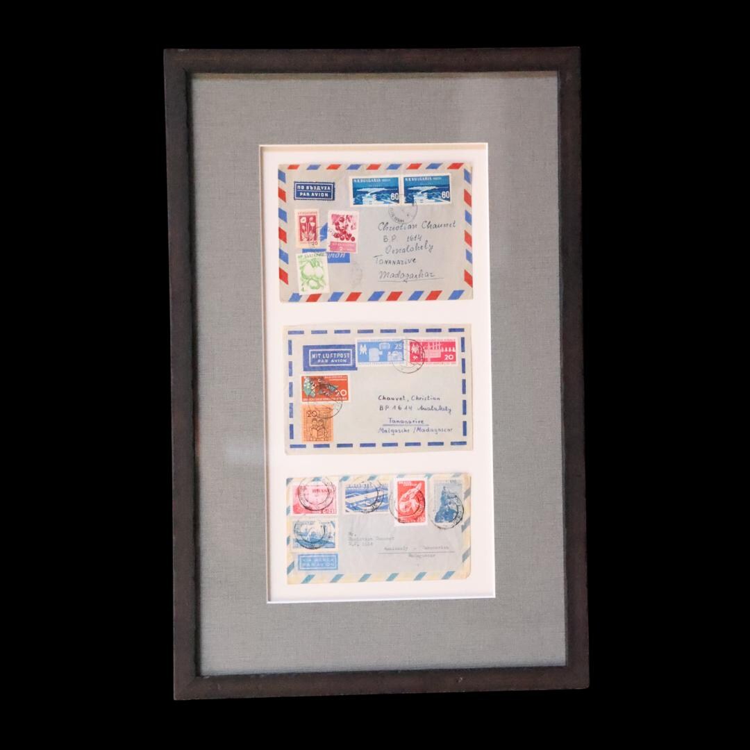 20th Century French Framed Air Mail (A) - Etsy