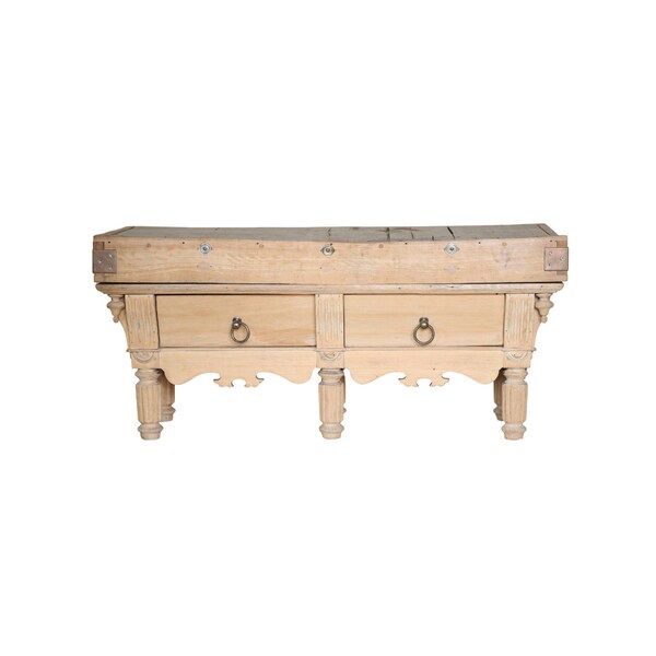 Butcher Block Table - Etsy
