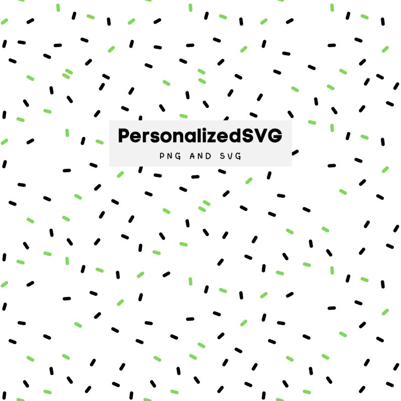 Seamless Sprinkle BUNDLE Pattern SVG, PNG, Confetti, Cookie Sprinkles ...