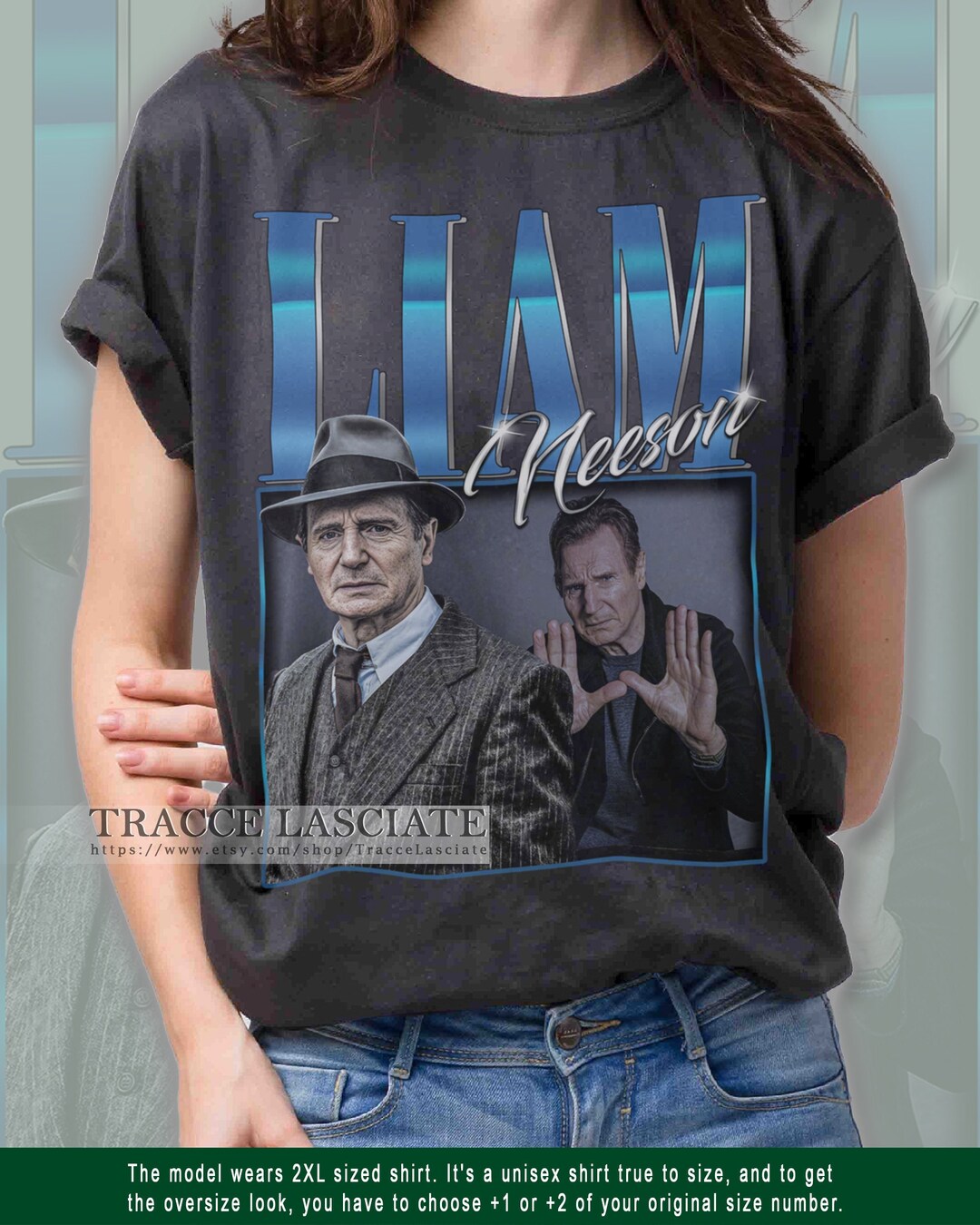 LIMITED LIAM NEESON Shirt Actor Series Movie Character Vintage - Etsy