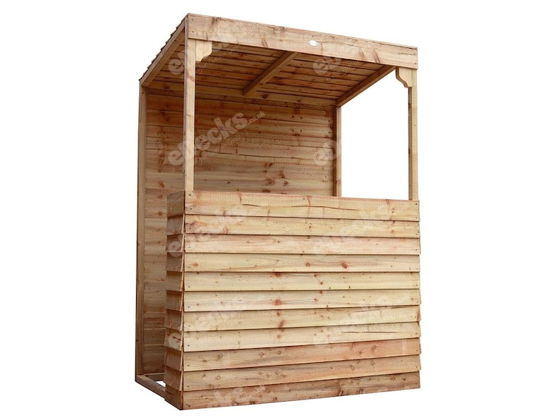 The Grange Timber Garden Bar, 1500mm X 1000mm, Treated Timber, 15+ Year ...