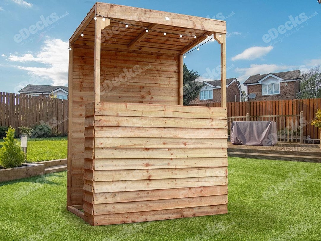 The Grange Timber Garden Bar 1500mm X 1000mm Treated Timber - Etsy UK