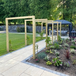 The Infinity Garden Walkway Pergolas, Pressure Treated, Multiple Sizes ...