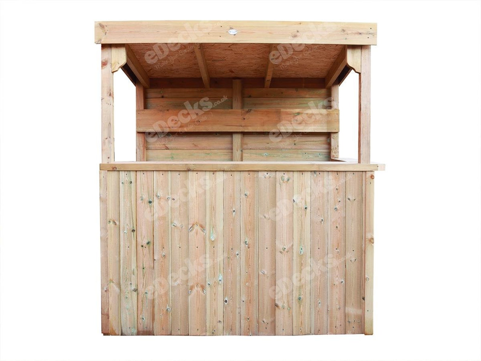 The Utopia Deluxe Timber Garden Bar, 1800mm X 1200mm, Treated Timber ...