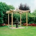 The Curved Dragon Pergola, Pressure Treated, Top Quality, Garden ...