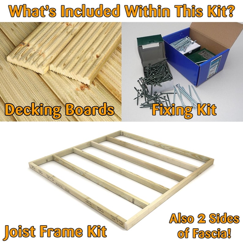 EXTREMELY CHEAP! Reject Discount Decking Kits, Complete Packs, Multiple ...