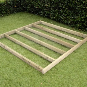 Decking Frame Kit, Joists, Garden Timber Base, 4" X 2" Multiple Sizes ...