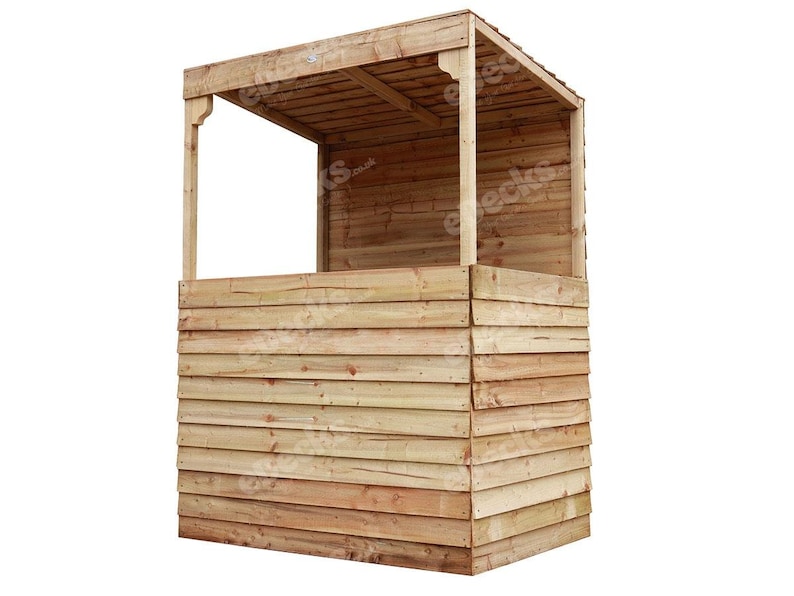 The Grange Timber Garden Bar, 1500mm X 1000mm, Treated Timber, 15+ Year ...