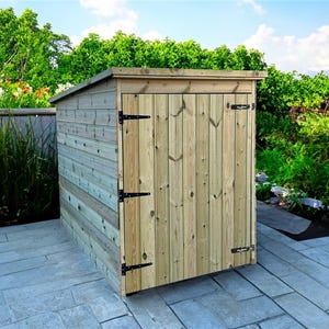 The Empire Garden Storage Shed, Pressure Treated, 1225mm X 1780mm X ...