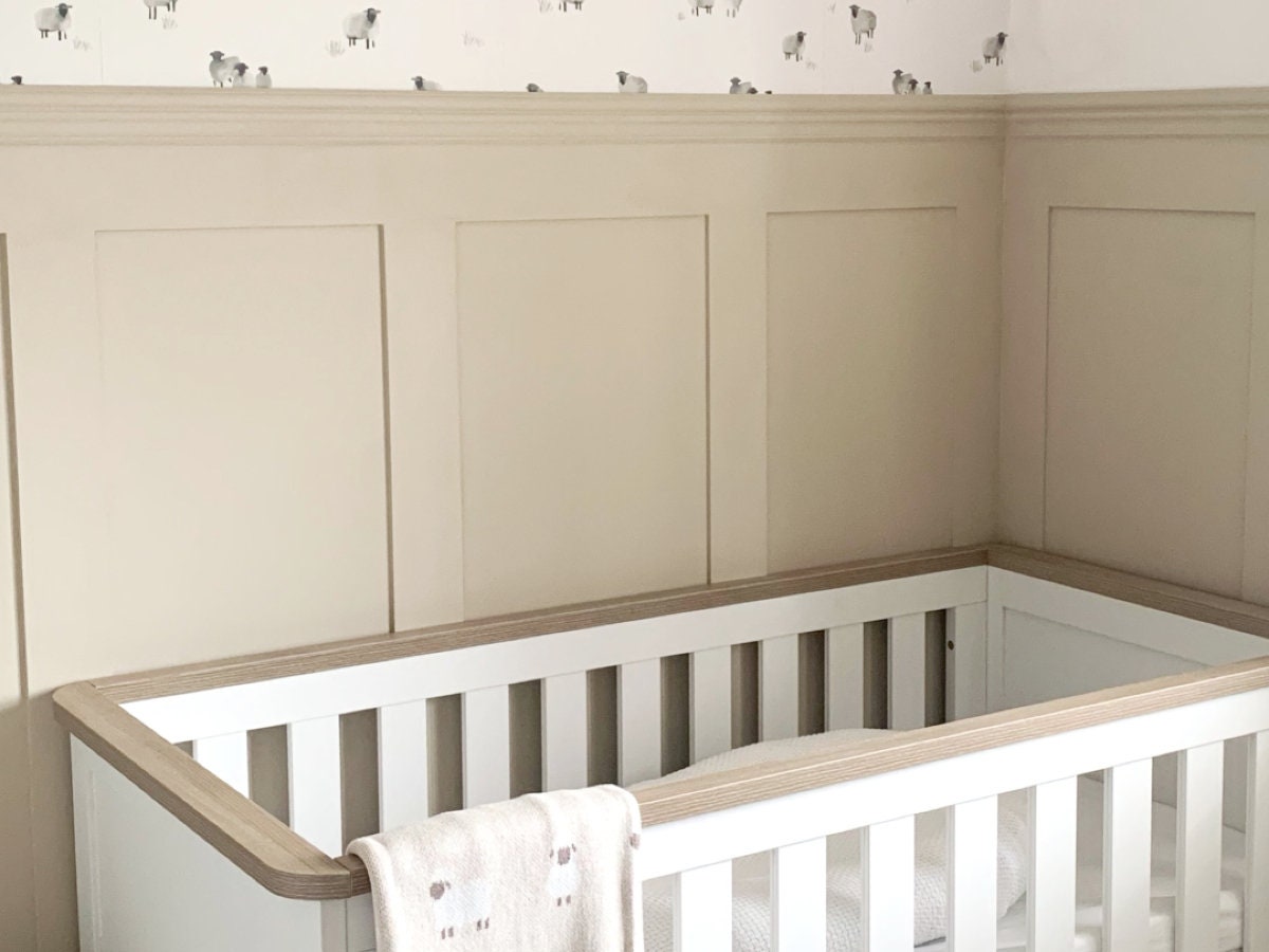 Pack of 6 X MDF Wall Panelling Strips, Multiple Sizes, Shaker Style ...