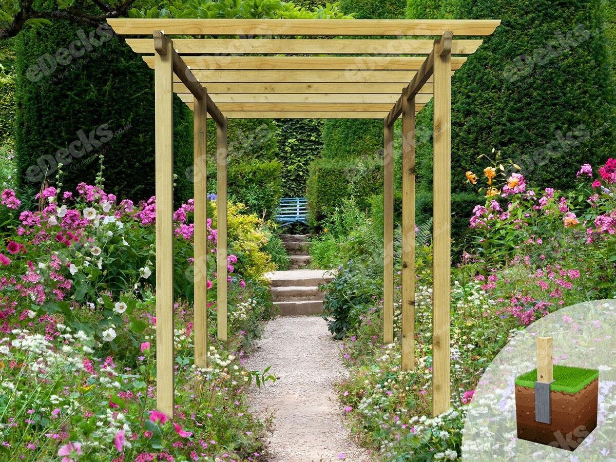 The Standard Walkway Pergola, Multiple Sizes, Top Quality, Garden ...