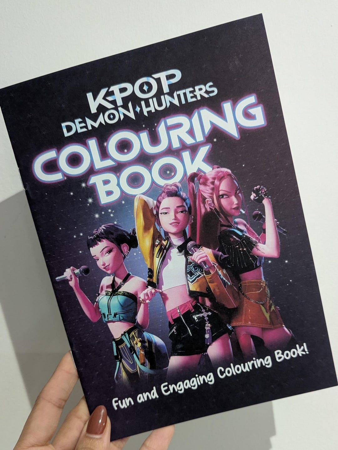 KPOP Demon Hunters Colouring Booklet - WATCH VIDEO. 16 Pages of Fun ...