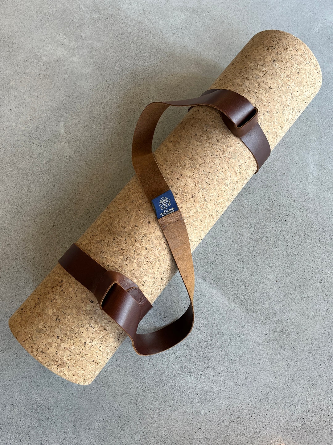 Leather Yoga Mat Strap Carrier Adjustable Yoga Mat Holder Strap ...