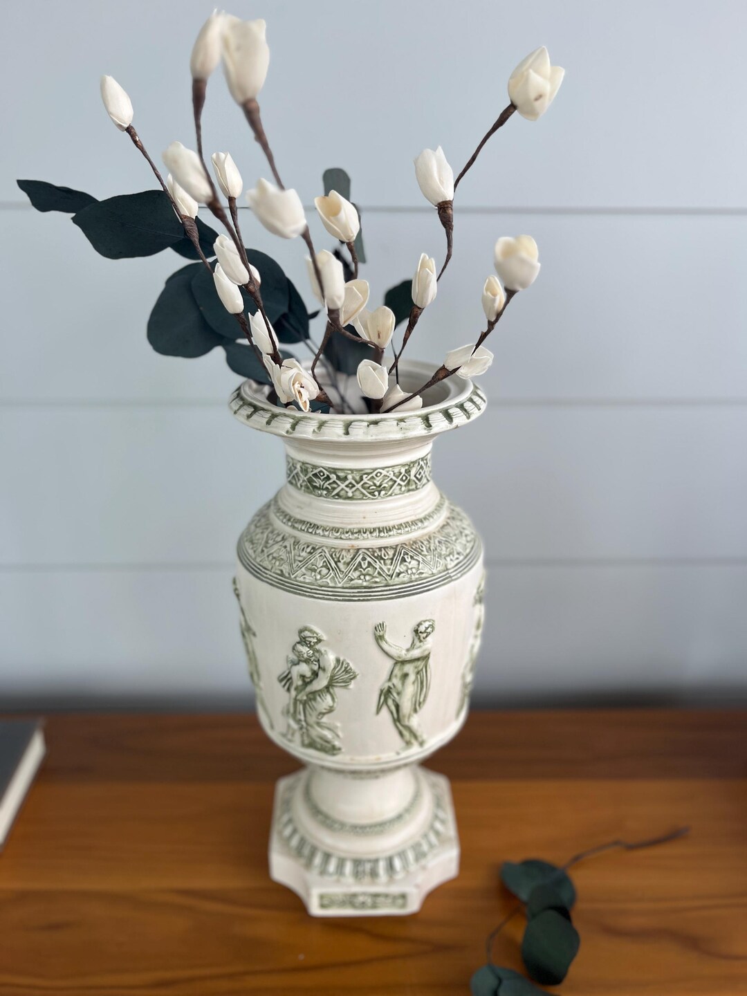 Rare Vintage Vase Arnels Pottery Greek Style 1970s Greco Roman Style ...