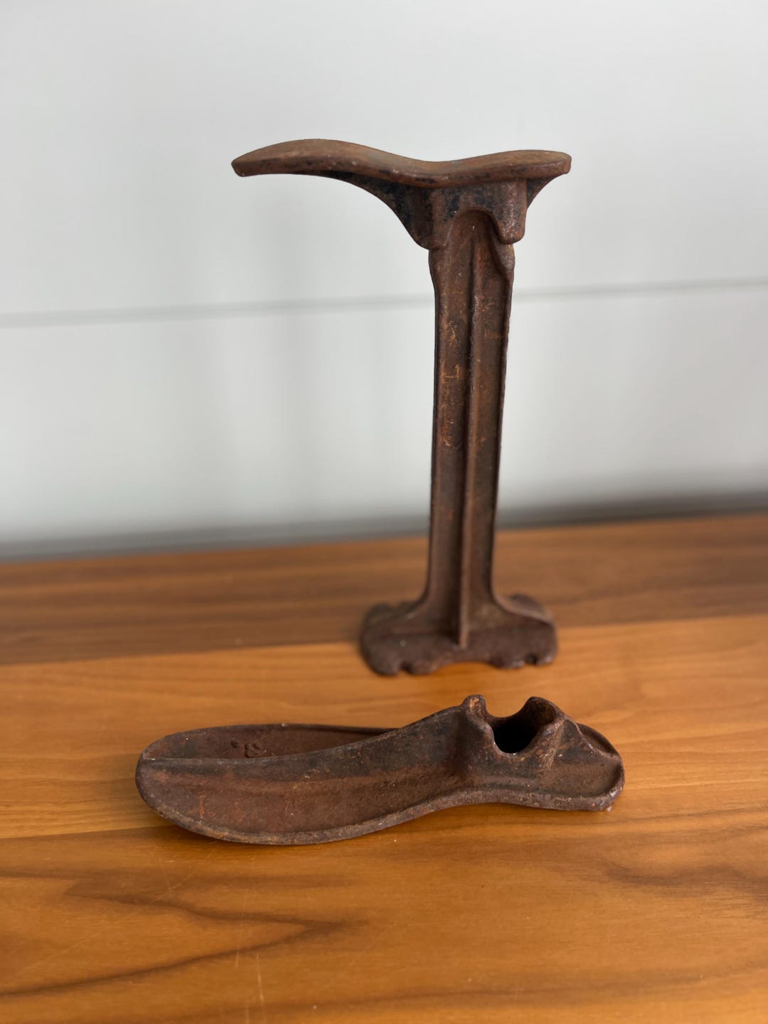 Antique Shoe Cobbler Form Wooden Shoe Mold Vintage Shoemaker Tool ...