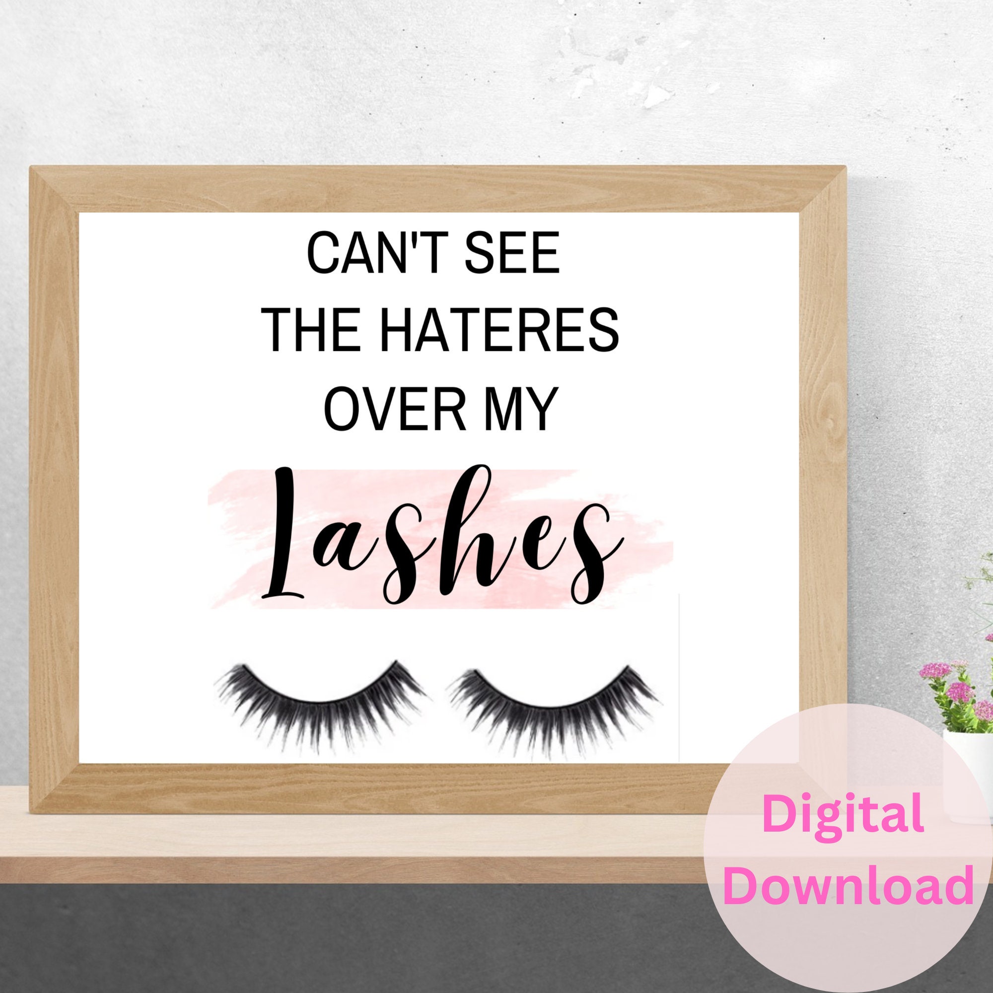 Eyelashes Printable Wall Art - Etsy