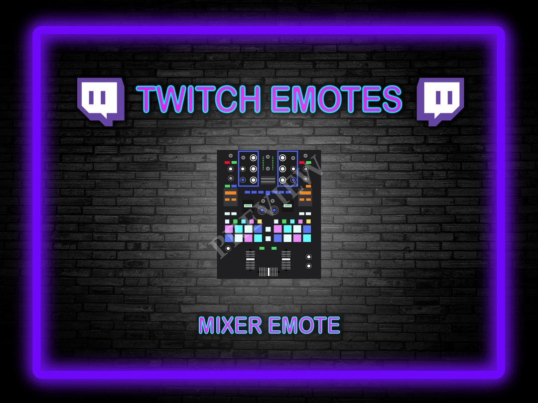 DJ MIXER EMOTE - Etsy