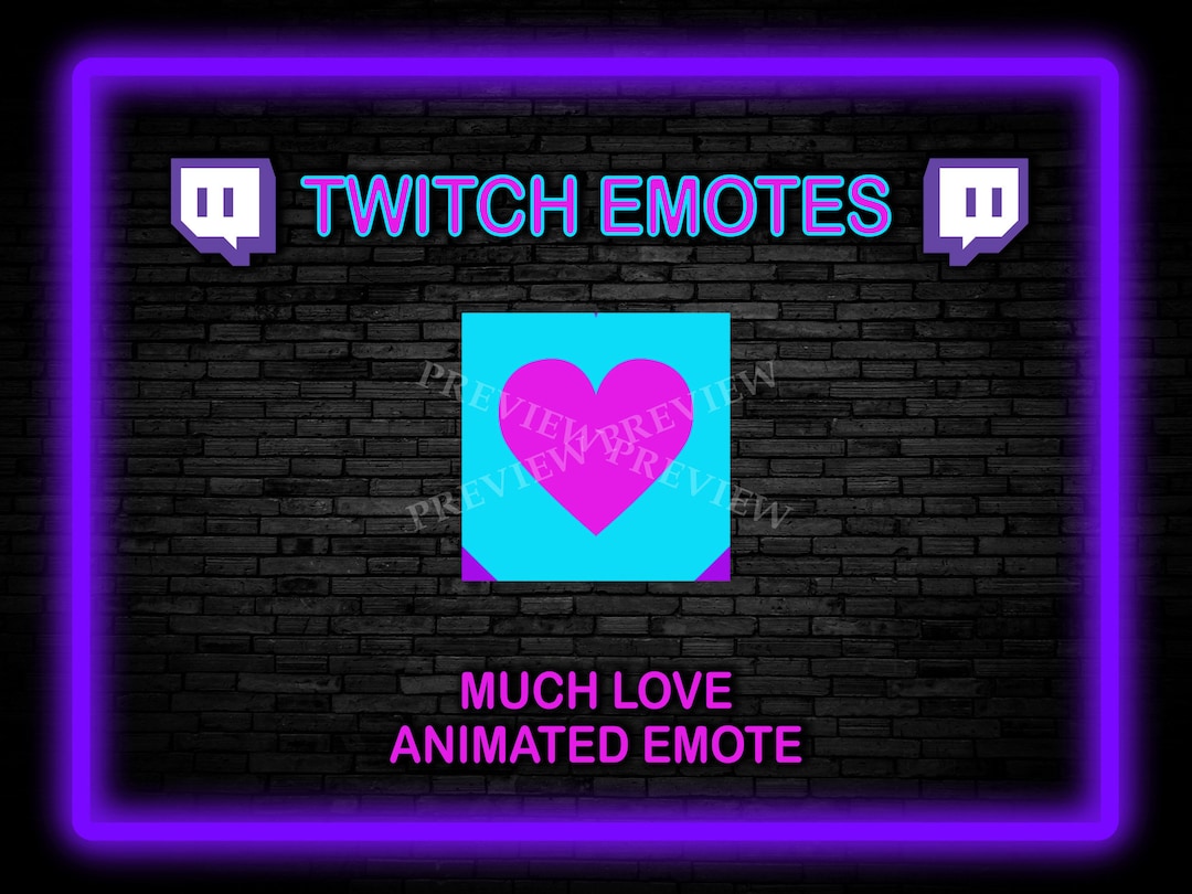Much Love Emote - Etsy